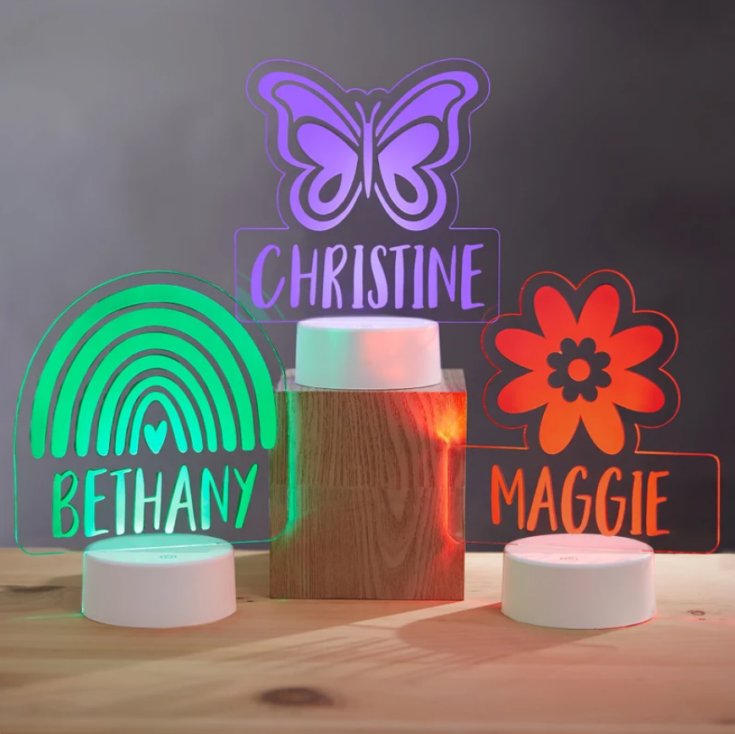 Personalized Name Sign Night Lights To Brighten Your Kid's Life - Brain ...