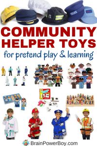 Community Helper Toys for Pretend Play and Learning