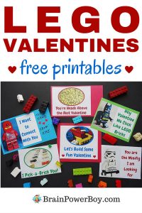 Free Printable LEGO Valentines!