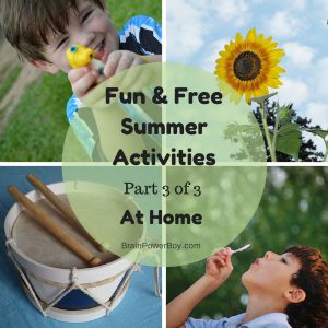 Fun and Free Summer Activities for Boys: At Home!