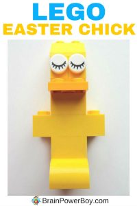 Make a Cute LEGO Easter Chick - Brain Power Family