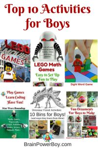 Top 10 Activities for Boys - Brain Power Family