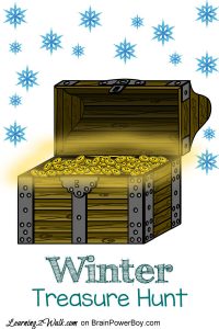 Winter Preschool Activities: Treasure Hunt Bin