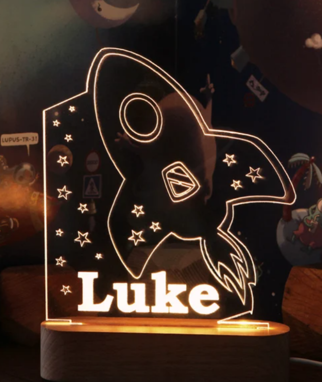 Personalized Name Sign Night Lights To Brighten Your Kid's Life - Brain ...